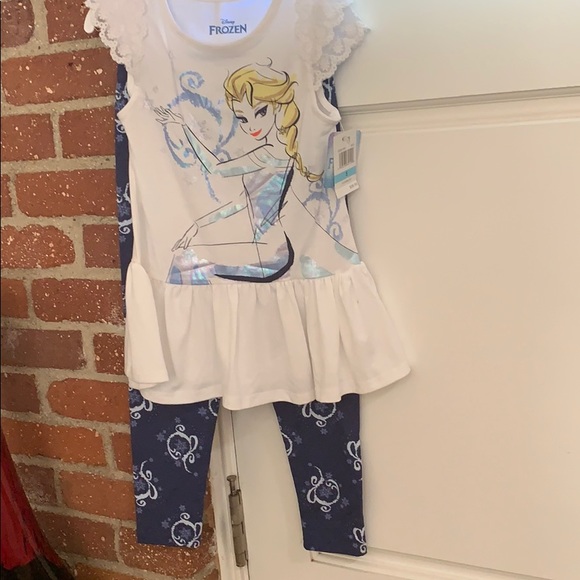 Disney | Matching Sets | Elsa 2 Pc Legging Set | Poshmark